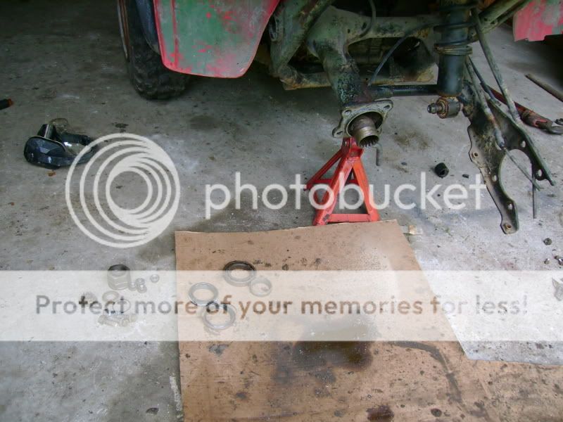 TRX300 Fourtrax Rear Axle / Differential MESS | Honda ATV Forum